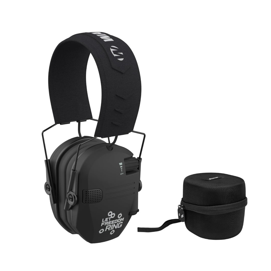 Walkers Razor Slim Electric Earmuffs with Cushioned Ear Cups and Built ...