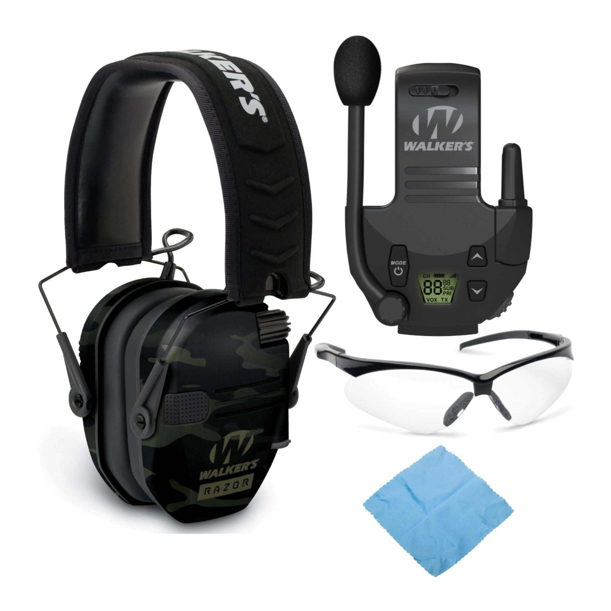 Walkers Razor Slim Electronic Muff (MultiCam Camo Gray) Bundle ...