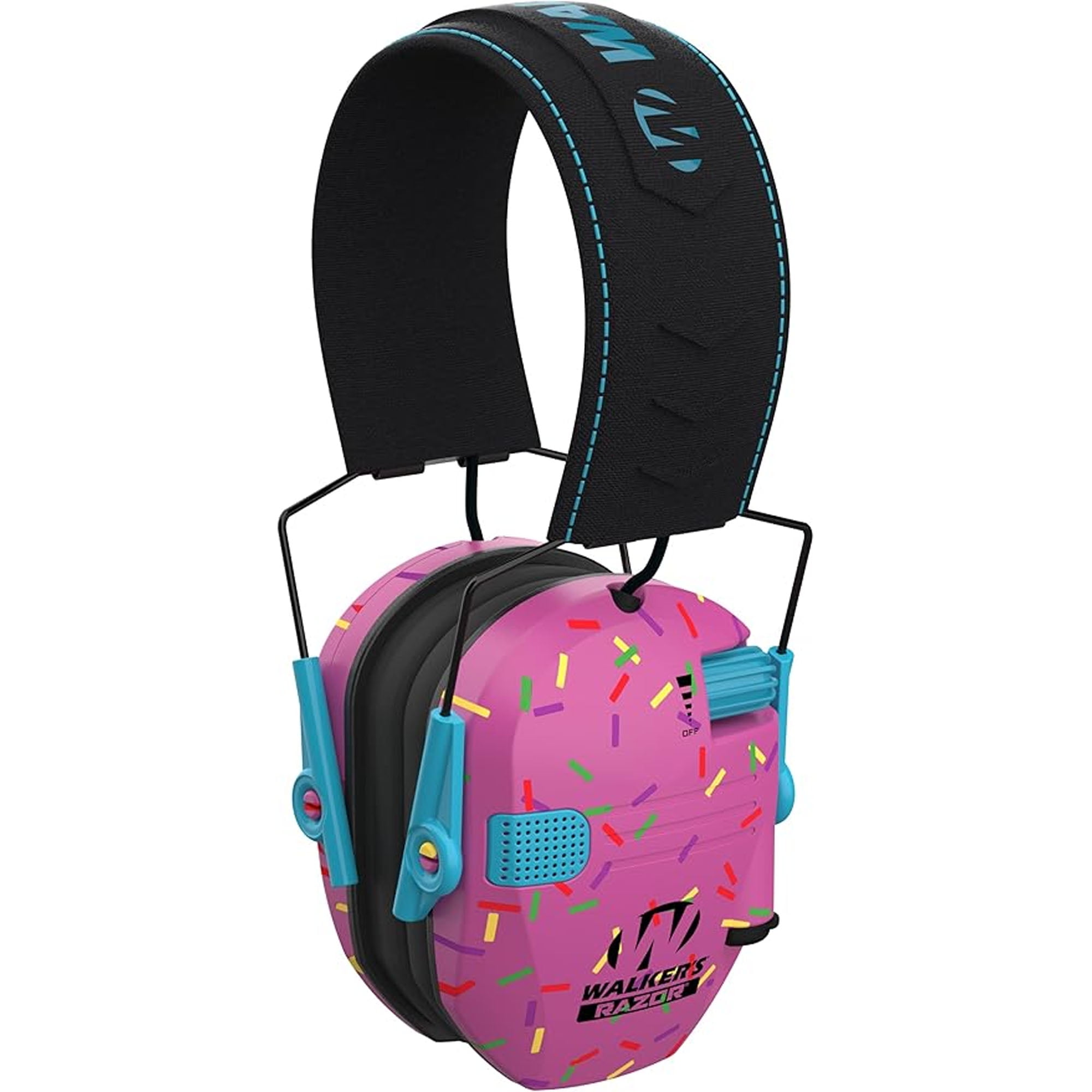 Walkers, Razor Series Slim Shooter Electronic Ear Muffs, Pink Sprinkle ...