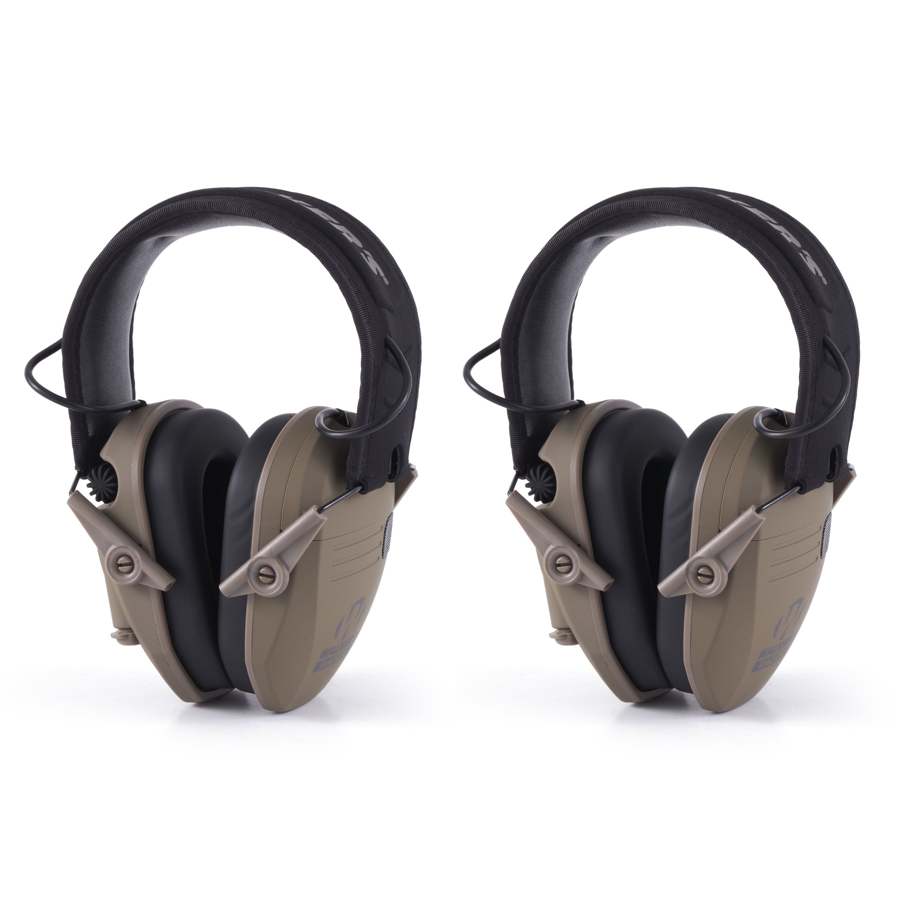 Walkers Razor Slim Protection Electronic Shooting Ear Muffs, Earth (2 ...