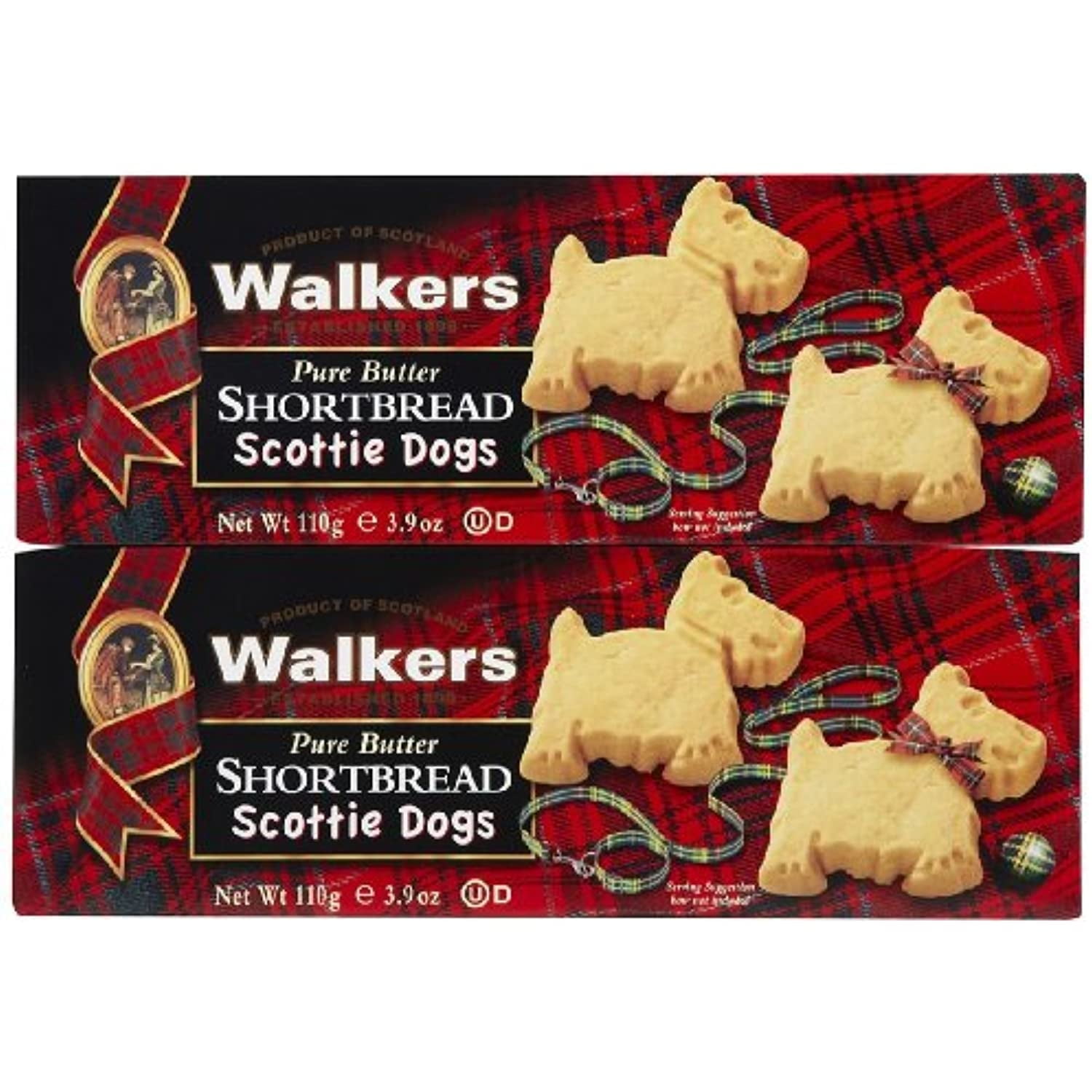 Walkers Scottie Dog Shortbread - 3.9 Oz - 2 Pk - Walmart.com