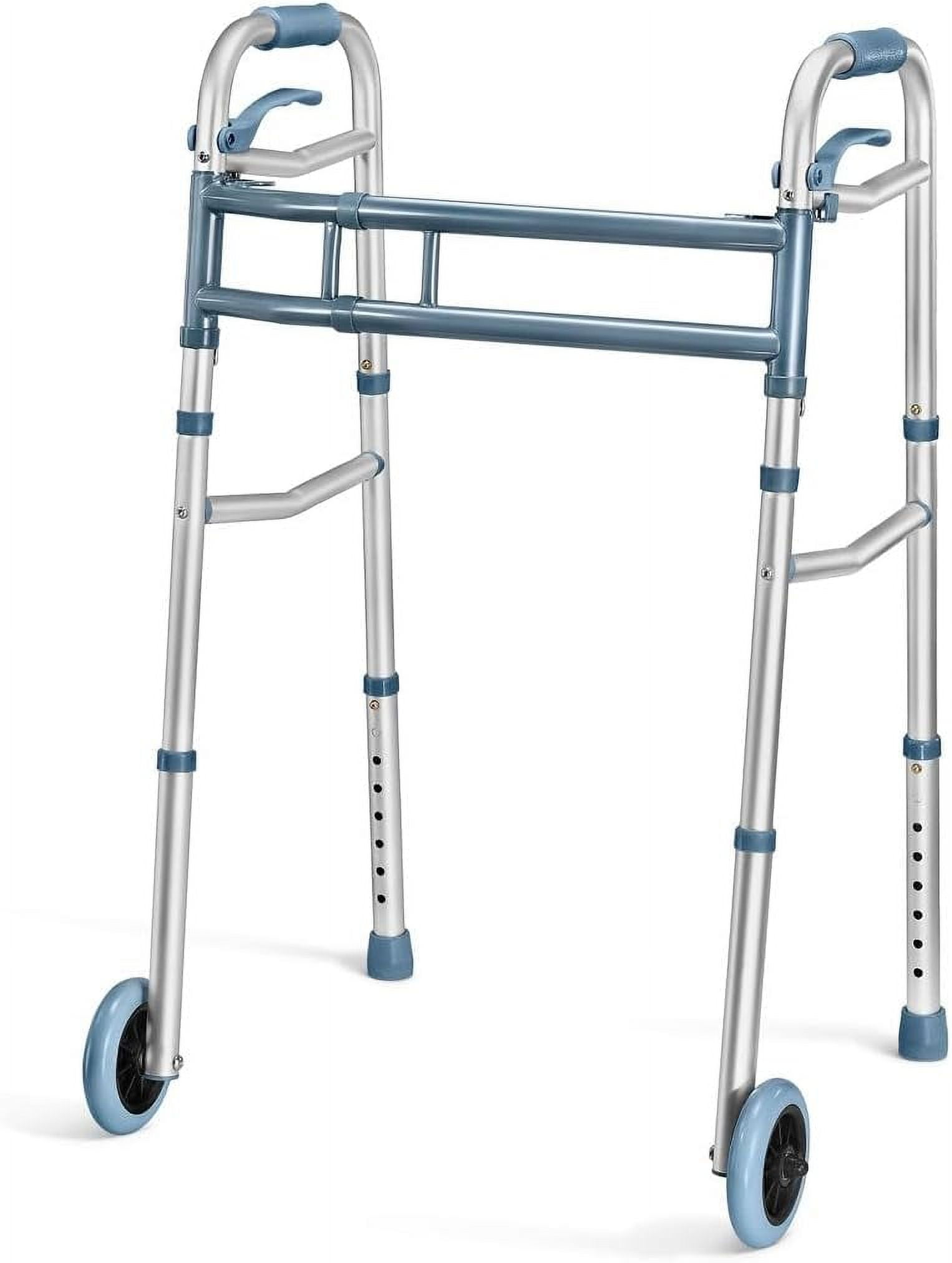 Walkers for Seniors - Aluminum Lightweight Walker with Wheels ...