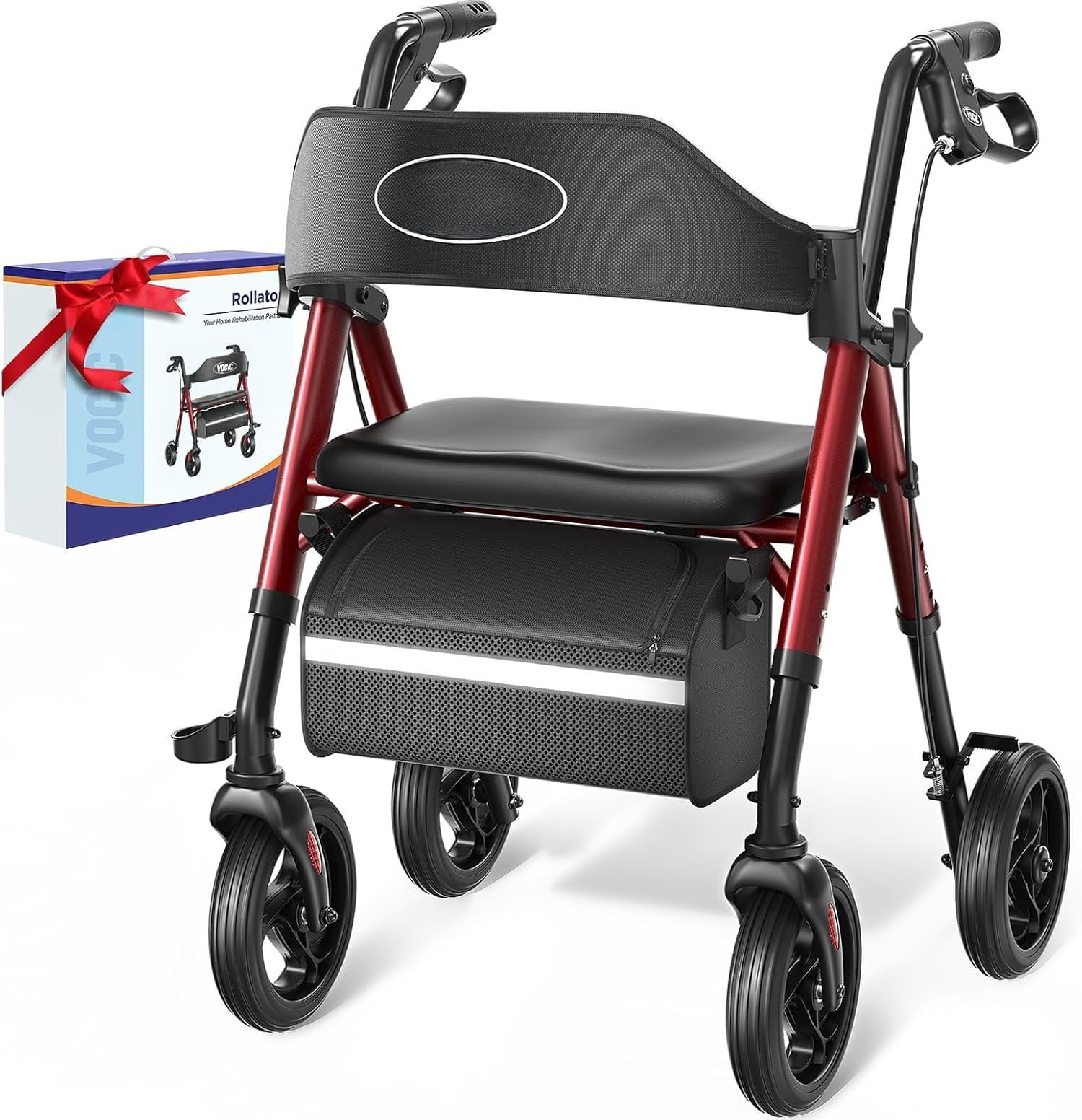 Walkers for Seniors, Z21 Rollator Walker with Seat Supports 350lb, 8 ...