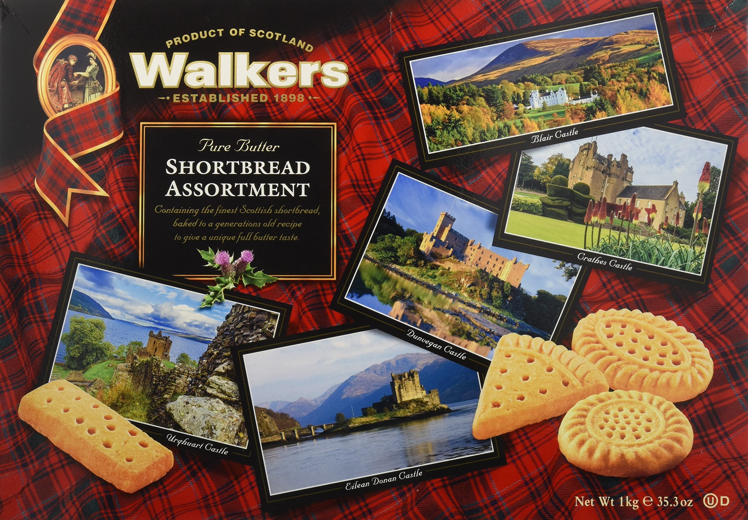 Walkers Shortbread Assorted Shortbread Cookies Traditional Pure Butter ...