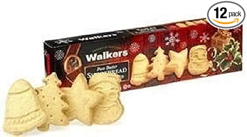 Walkers Shortbread Festive Shapes Butter Cookies, 6.2-Ounce Box - 1 ...