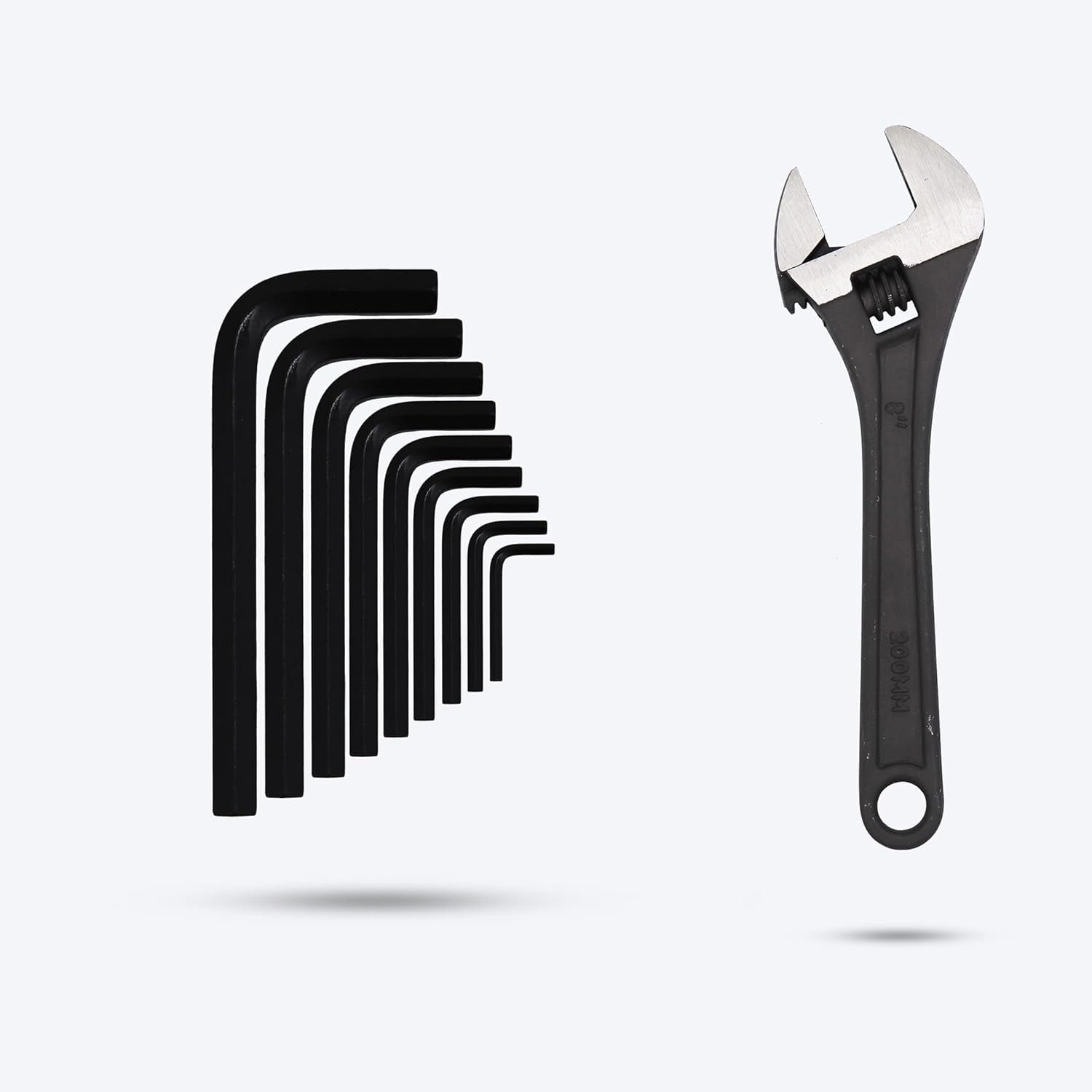 Walkers WKCB170M1 9 Pieces Full Hex Allen Key Kit Bolt Spanner Goti ...