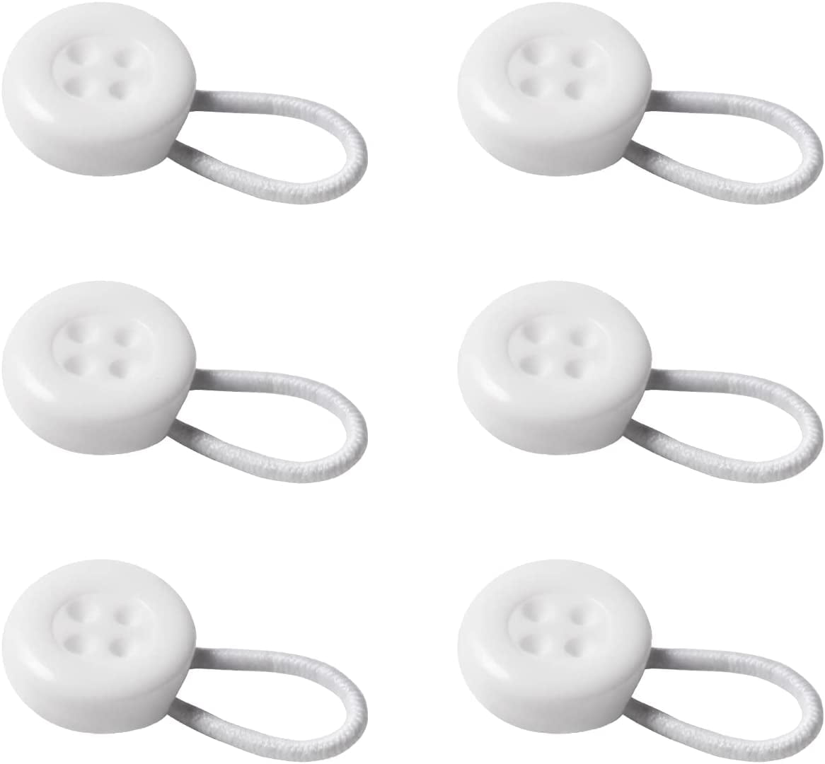6Pcs Collar Extenders, Neck Extenders Shirt Elastic Button Extender for ...