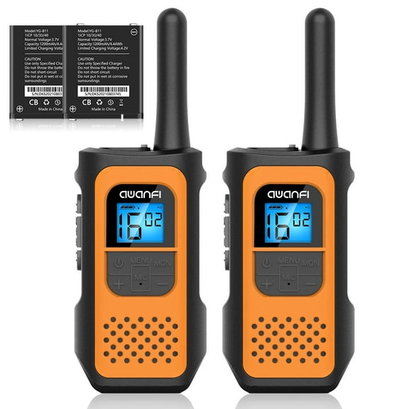 Video Walkie Talkies for Kids, Handheld 2 Pack Rechargeable Video ...