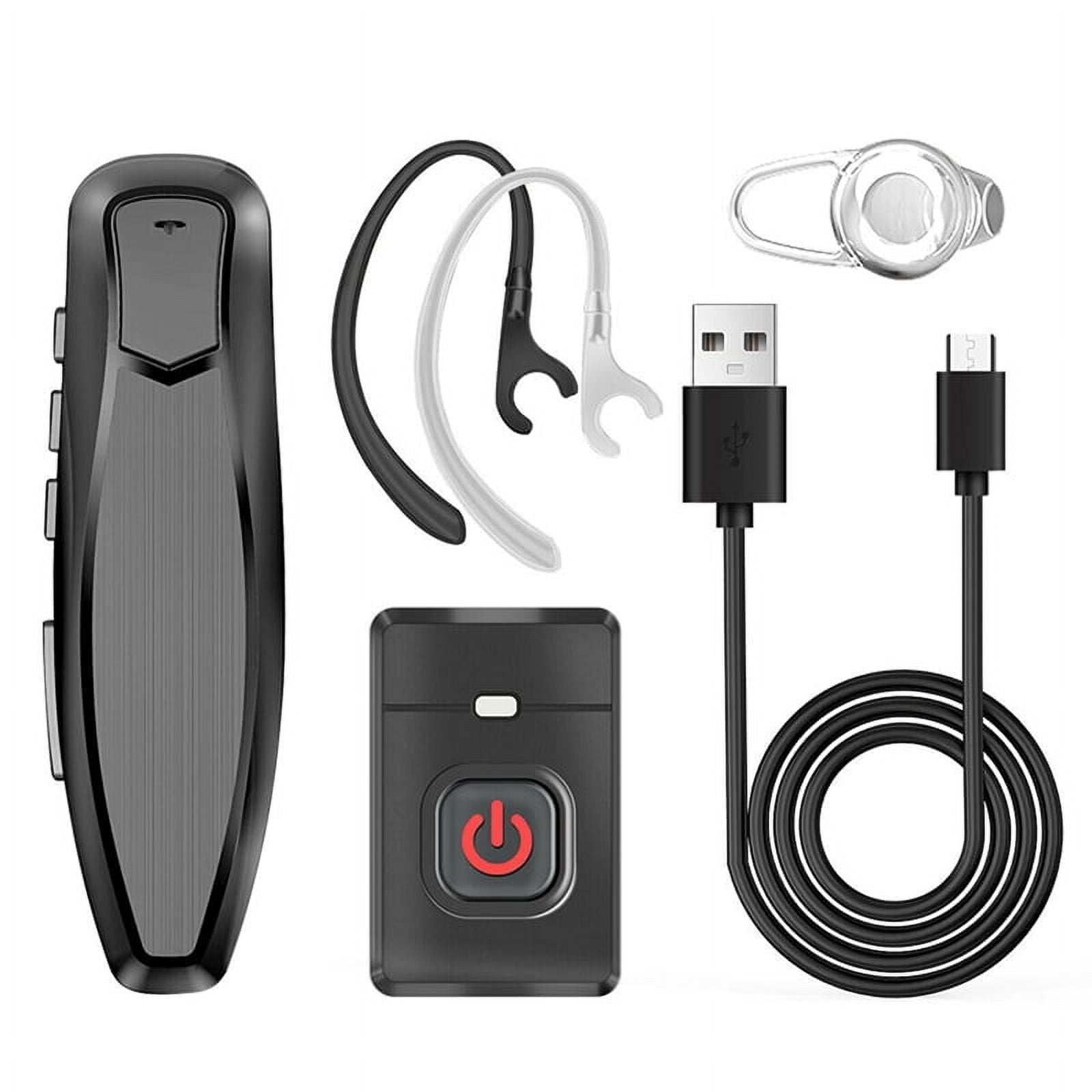 Walkie Talkie Wireless Bluetooth PTT Headset Earpiece Hands-Free K Plug for Microphone -888S K5 ...