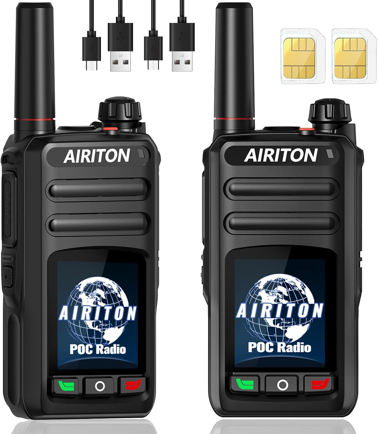 Walkie Talkies Fast Radio Unlimited Range Nationwide 4G Long Distance ...