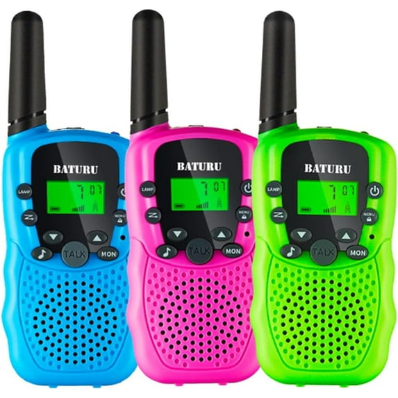 Walkie Talkies for Kids 3 Miles Long Range, Battery-Saving Walkie ...