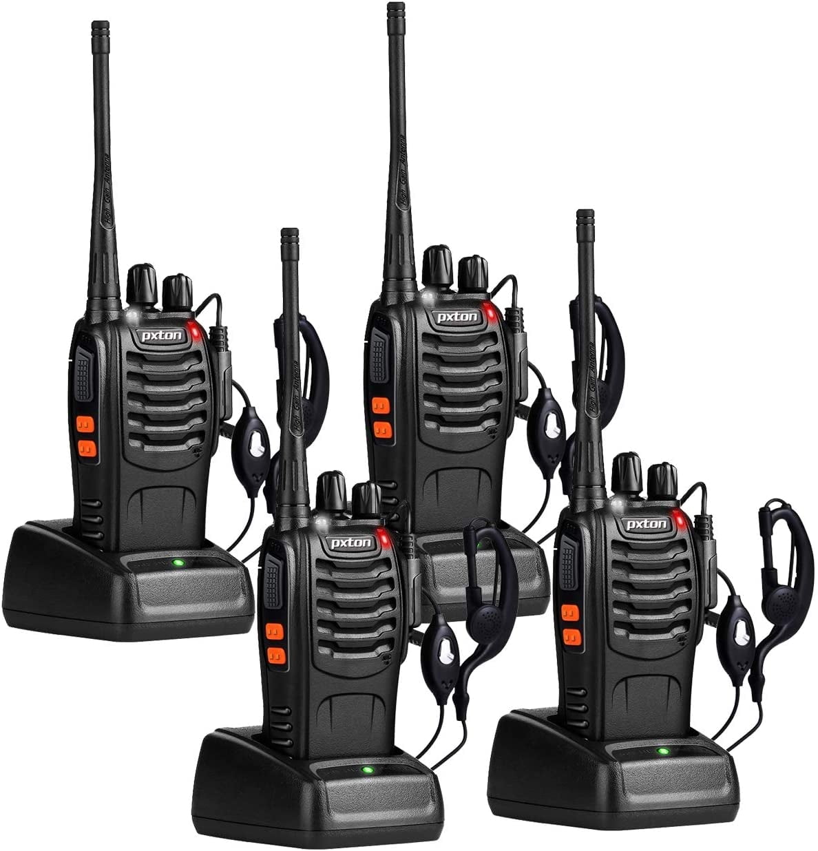 Walkie Talkies Long Range for Adults with Earpieces,16 Channel Walky ...
