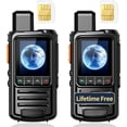 Walkie Talkies Radios Unlimited Range Nationwide 5000+ Miles 4G LTE POC ...