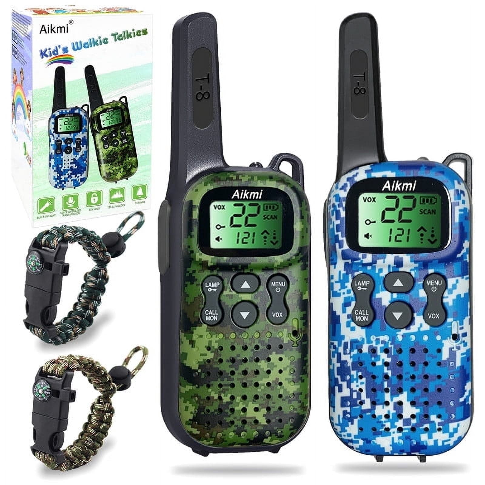 Aikmi Walkie Talkies for Kids Toys for Boys 5+ Year Old Gifts Outdoor ...