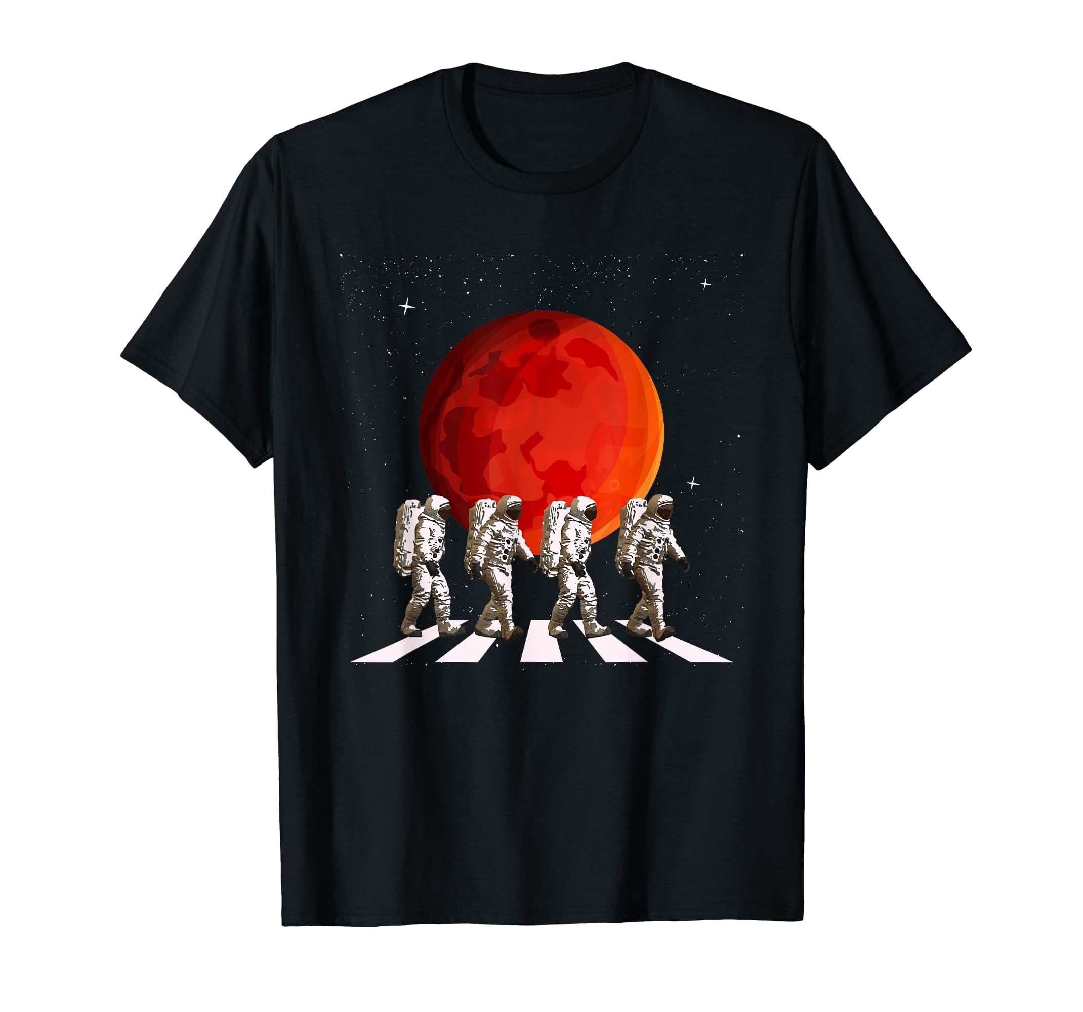 Walking Astronauts - Spaceman Planets Space Galaxy T-Shirt - Walmart.com