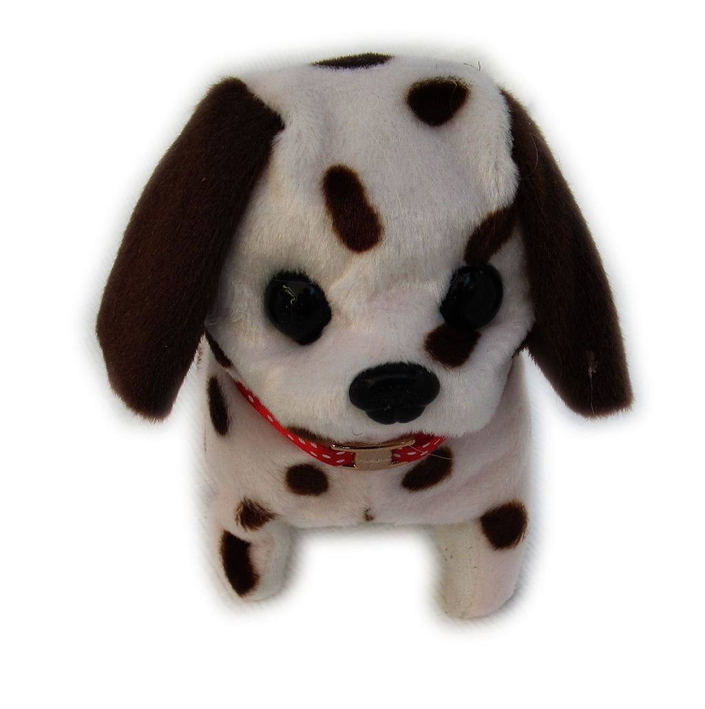 Toy Walking Barking Faux Polka Dot Dalmatian Spotted Springer Spaniel ...