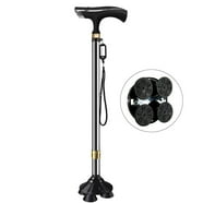 HurryCane Freedom Edition All-Terrain Cane - Black - Walmart.com
