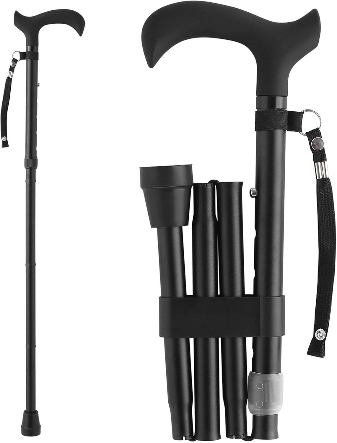Walking Cane - Collapsible Adjustable Folding Canes for Men & Women ...