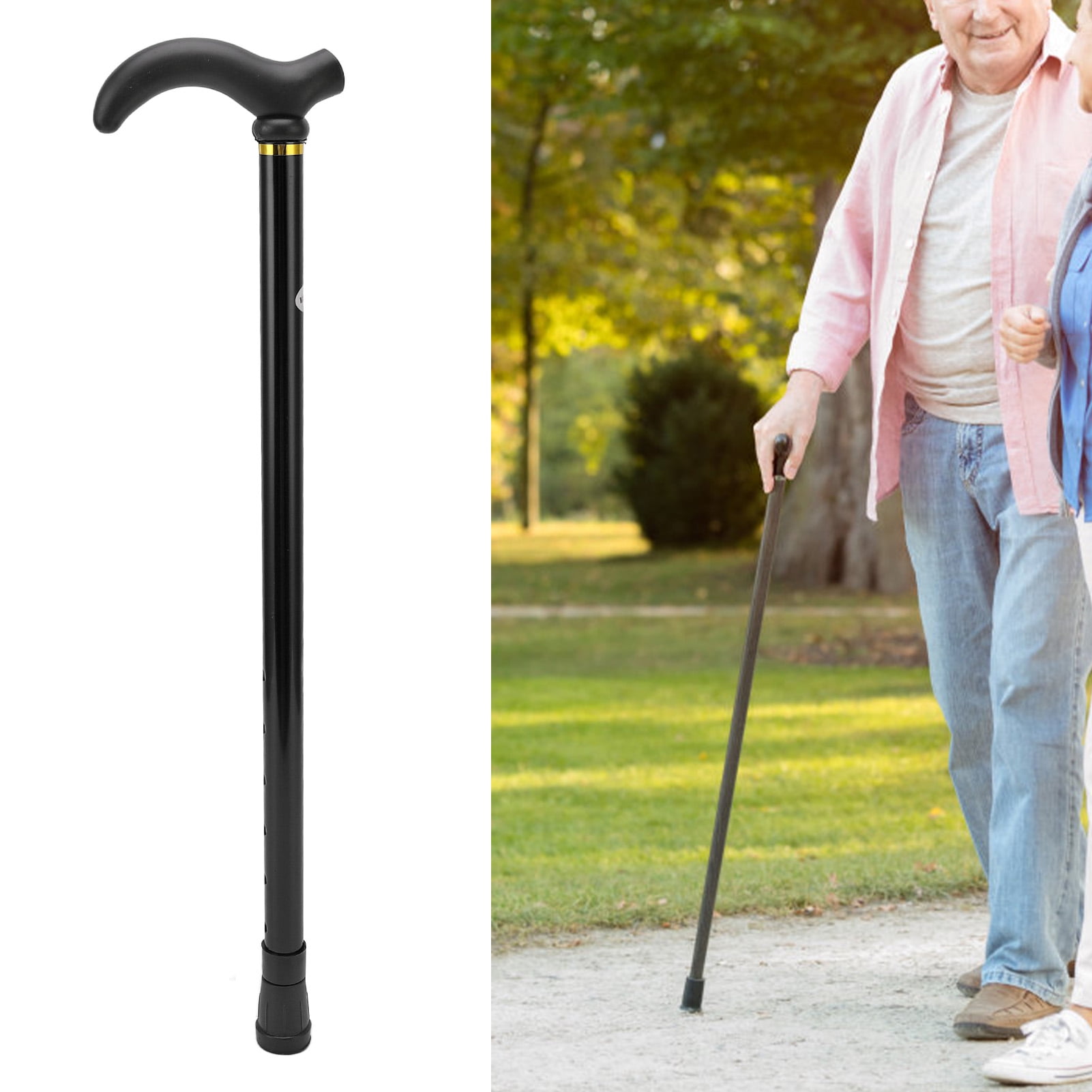 Walking Cane, Ergonomic Handle Cane With Rubber Tip, Nepal | Ubuy