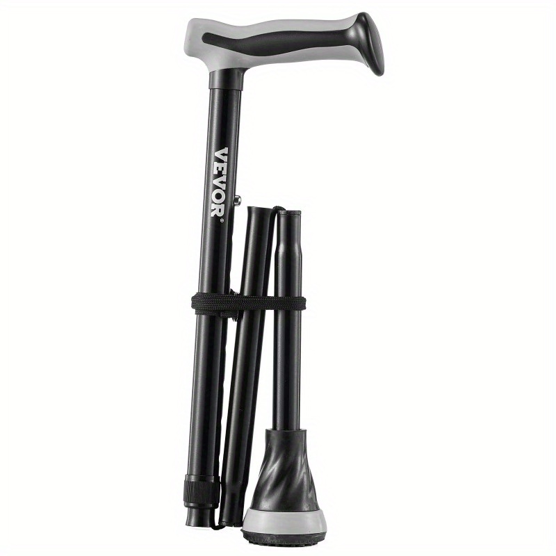Walking Cane Folding Walking Stick with 8-Level Adjustable Height ...