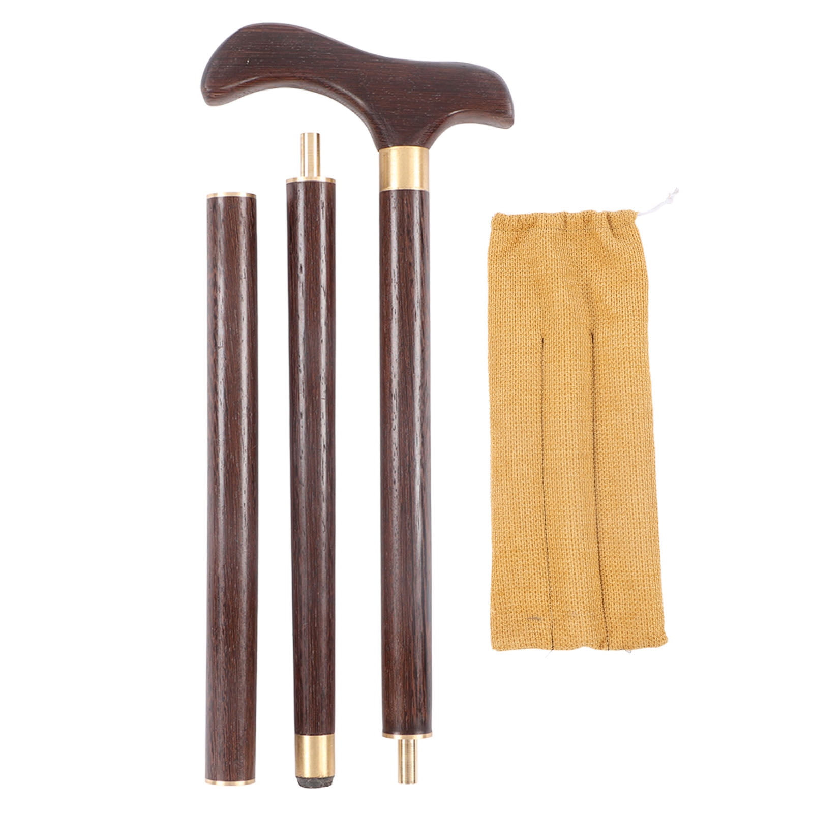 Walking Cane for Men and Women,Sturdy Wooden Lightweight Portable ...