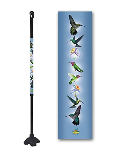 Walking Cane Offset Foam Handle Quad Foot 4 Point Cane Tip Adjustable ...