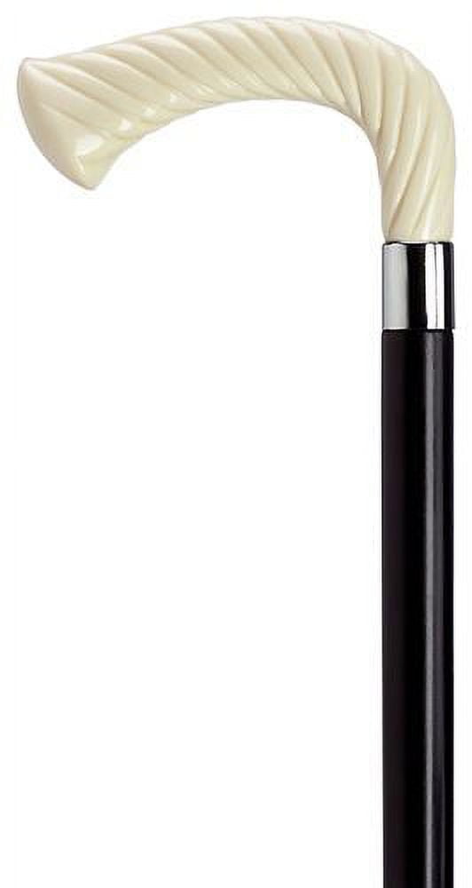 Walking Cane Rope Carved L Cane Black Maple Shaft And Ivory Handle ...