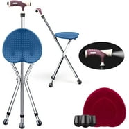 Portable Cane Seat, Sturdy Tripod Walking Cane Stool, Lightweight ...