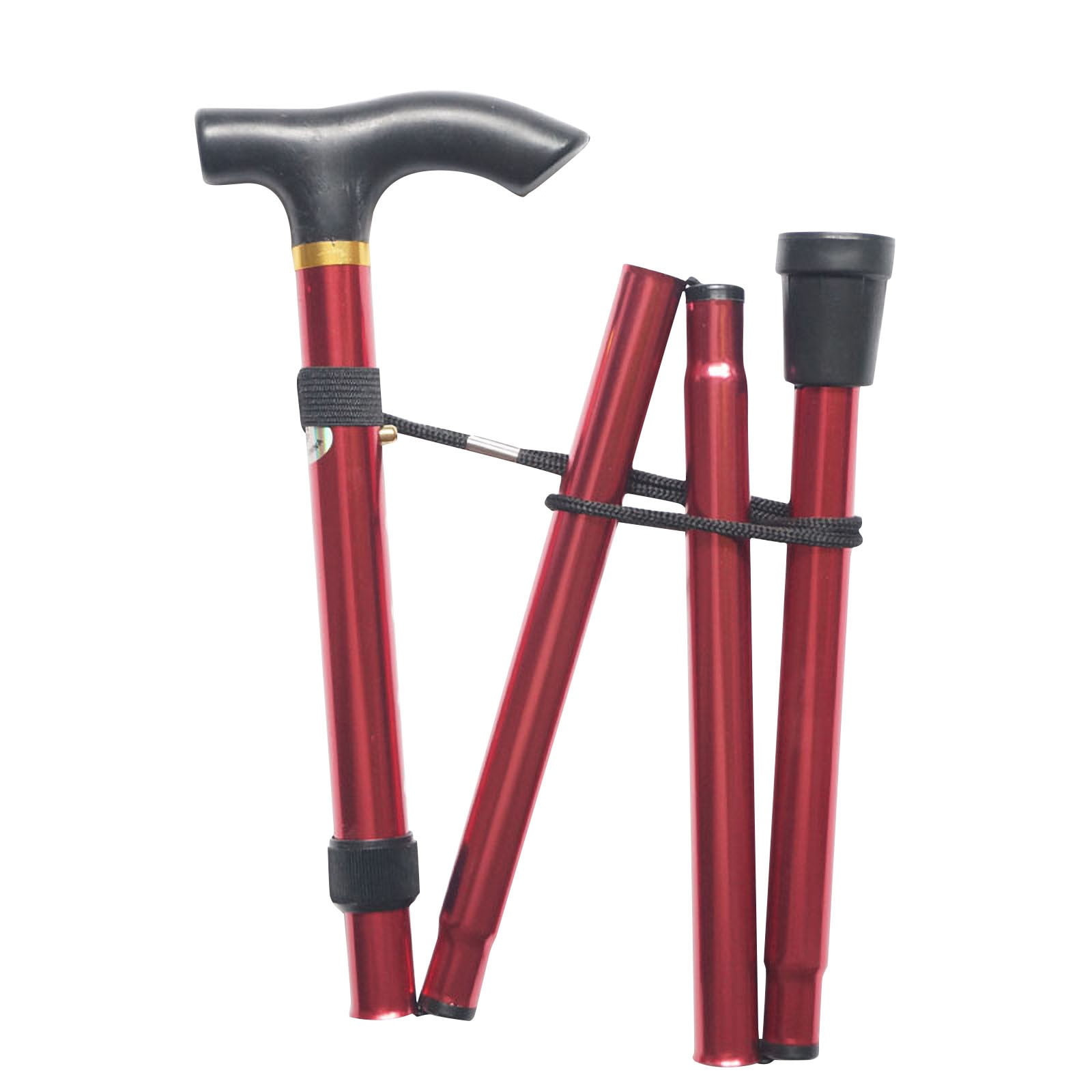 Walking Cane for Seniors Adults, Adjustable Foldable All-Terrain ...