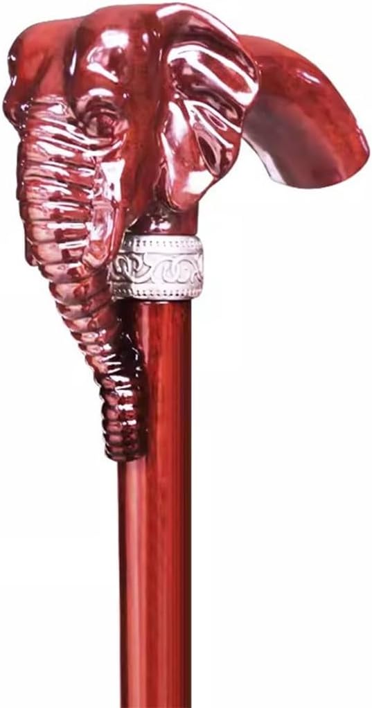 Walking Cane Walking Stick for Elderly Creative Elephant Head Handle ...