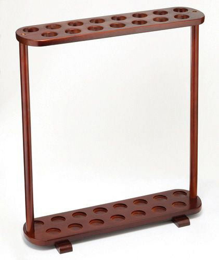 Walking Cane Wood Storage Rack Dark wood finish - Walmart.com
