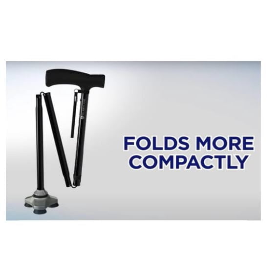 Walking Cane for Men & Women Foldable, Adjustable, Heavy Duty, Free ...