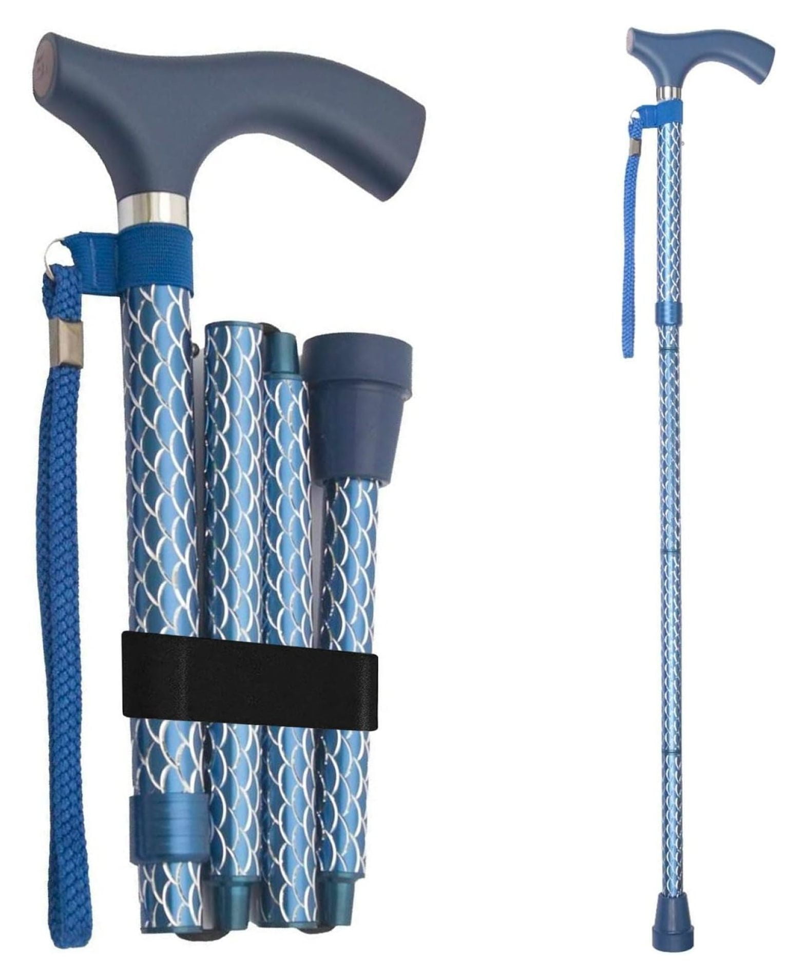 Walking Cane for Men or Women, Foldable and Adjustable from 32-37 ...