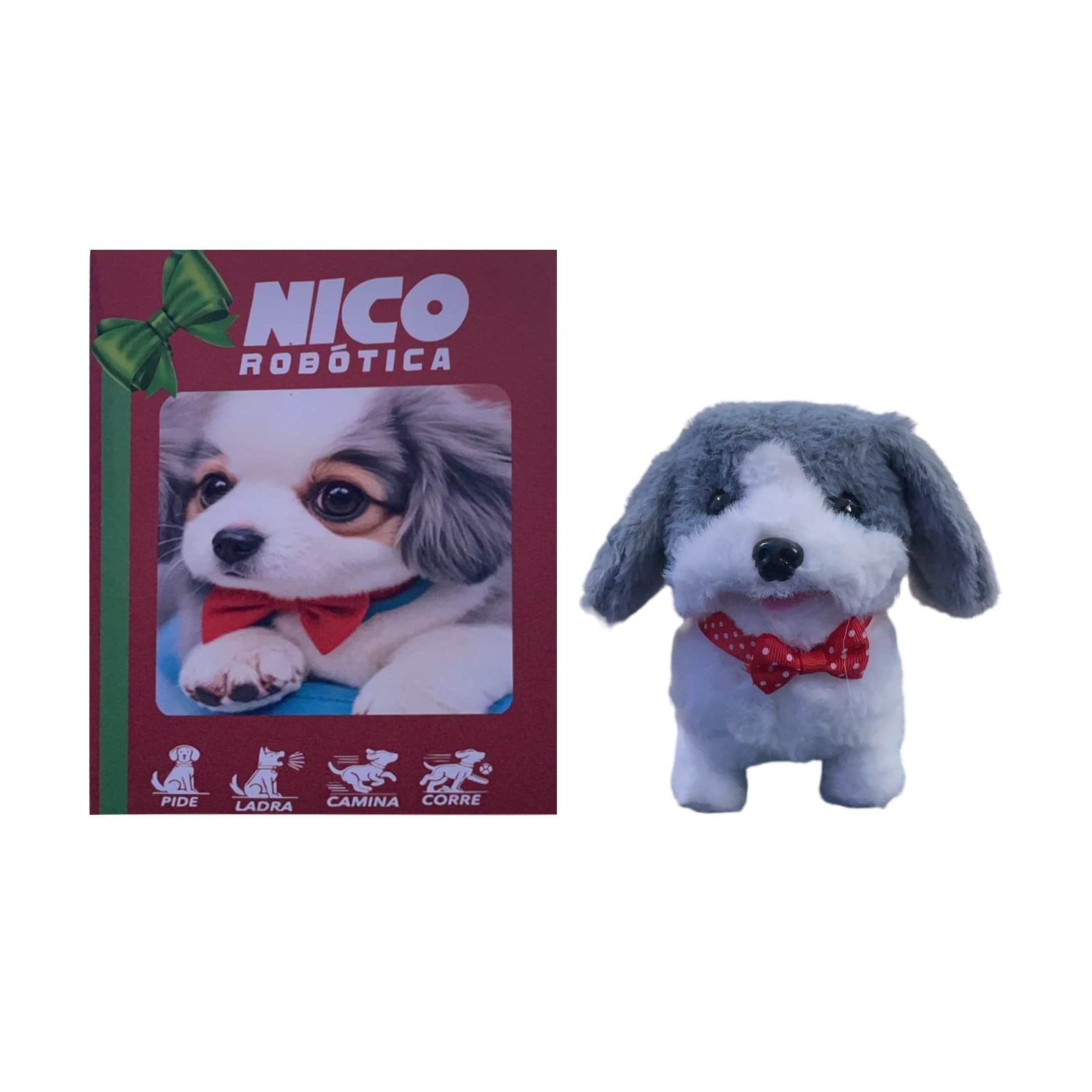 Walking Cat/Dog Interactive Electronic Pet Plush Kitty Toy with Sounds ...