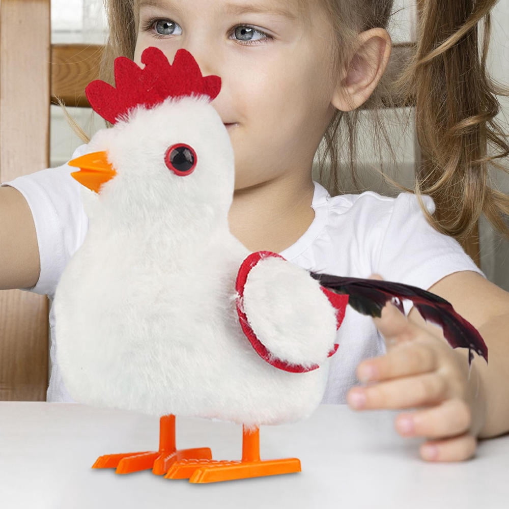 Walking Chicken Toy Electronic Walking Chirping Chicken Plush Toy ...
