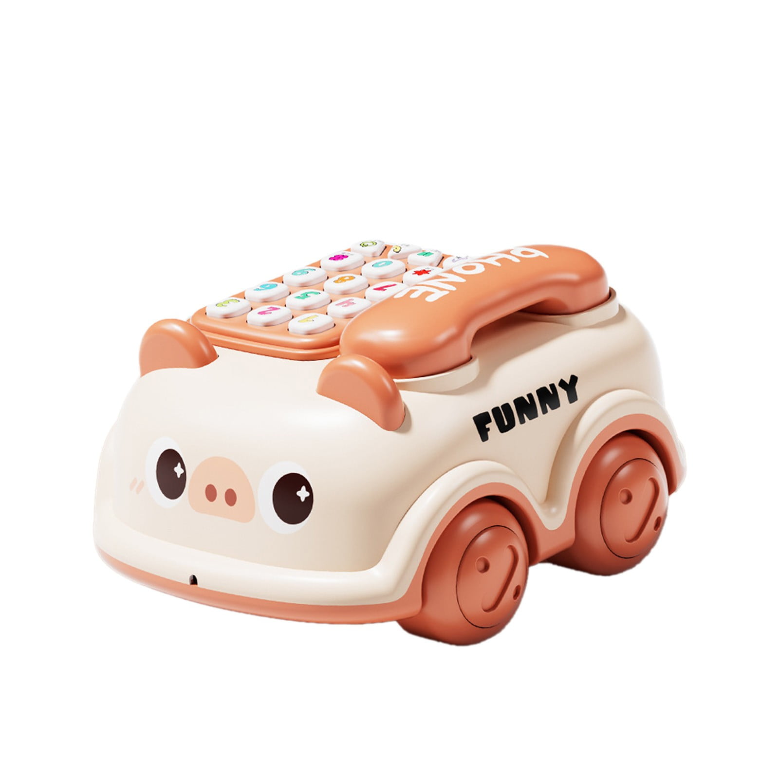 Walking Companion Interactive Music Story Car - Pull Toy with Light-Up ...