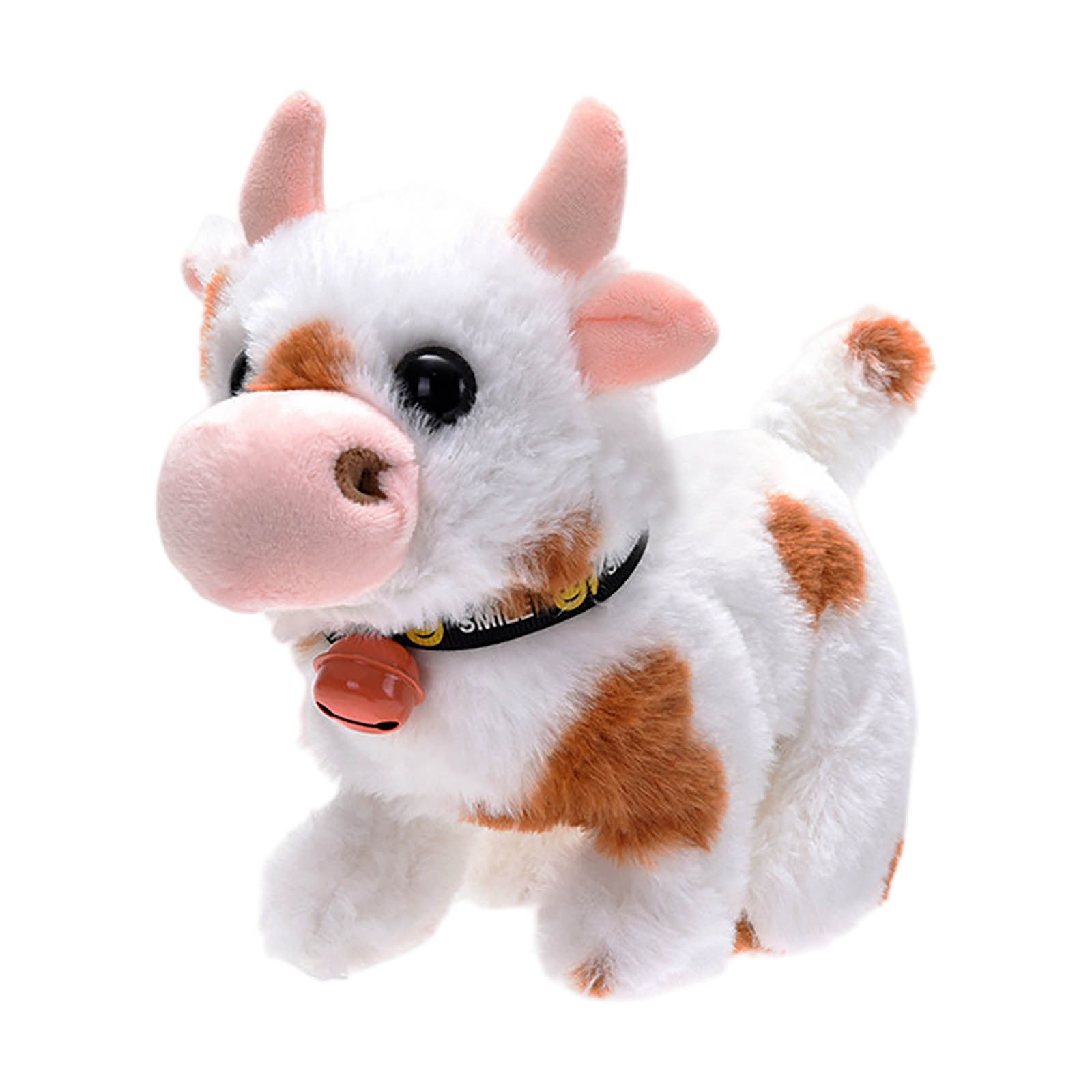 Walking Cow Interactive Electronic Pet Plush Diary Cattle Toy with ...