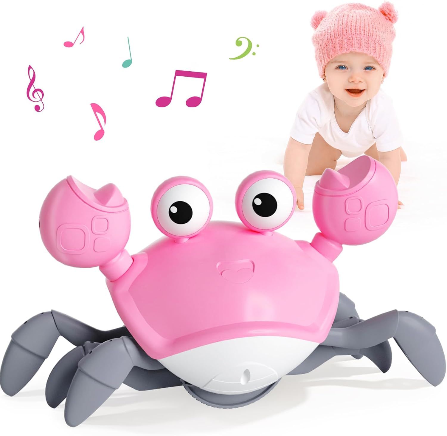 Fingerlings Baby Light-up Dolphin - Jules (Pink) - Interactive Toy ...