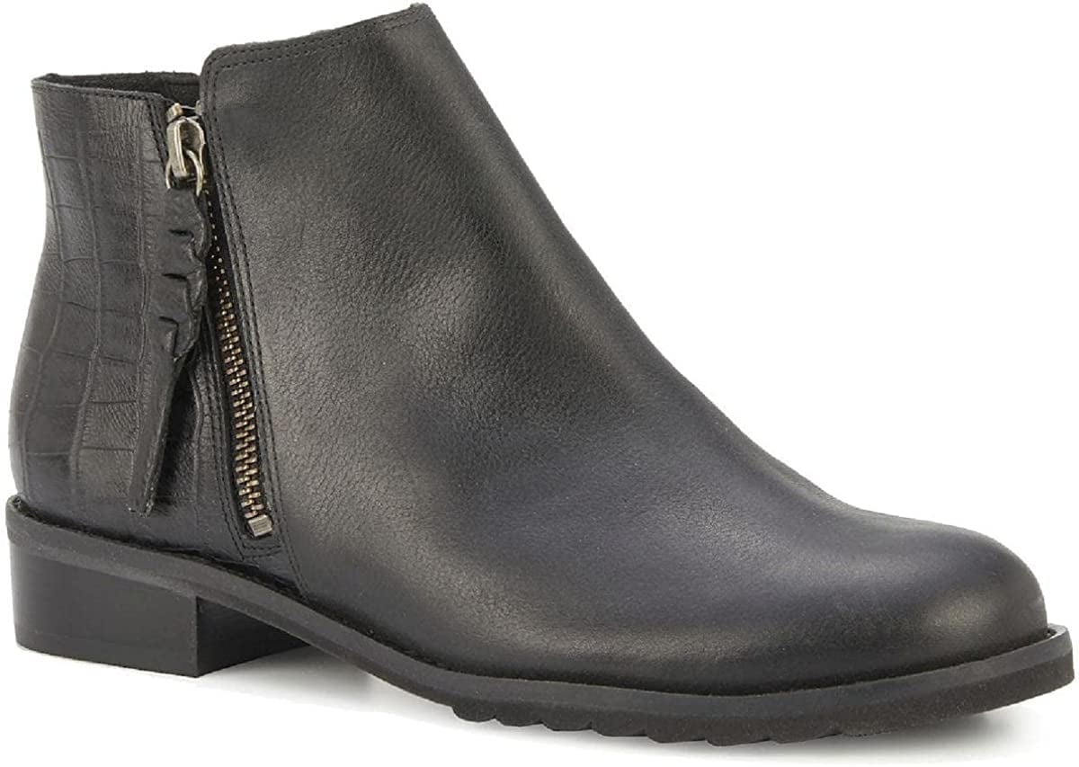 Walking Cradles Womens Kason Round Toe Ankle Clog Boots 5 Black Light ...