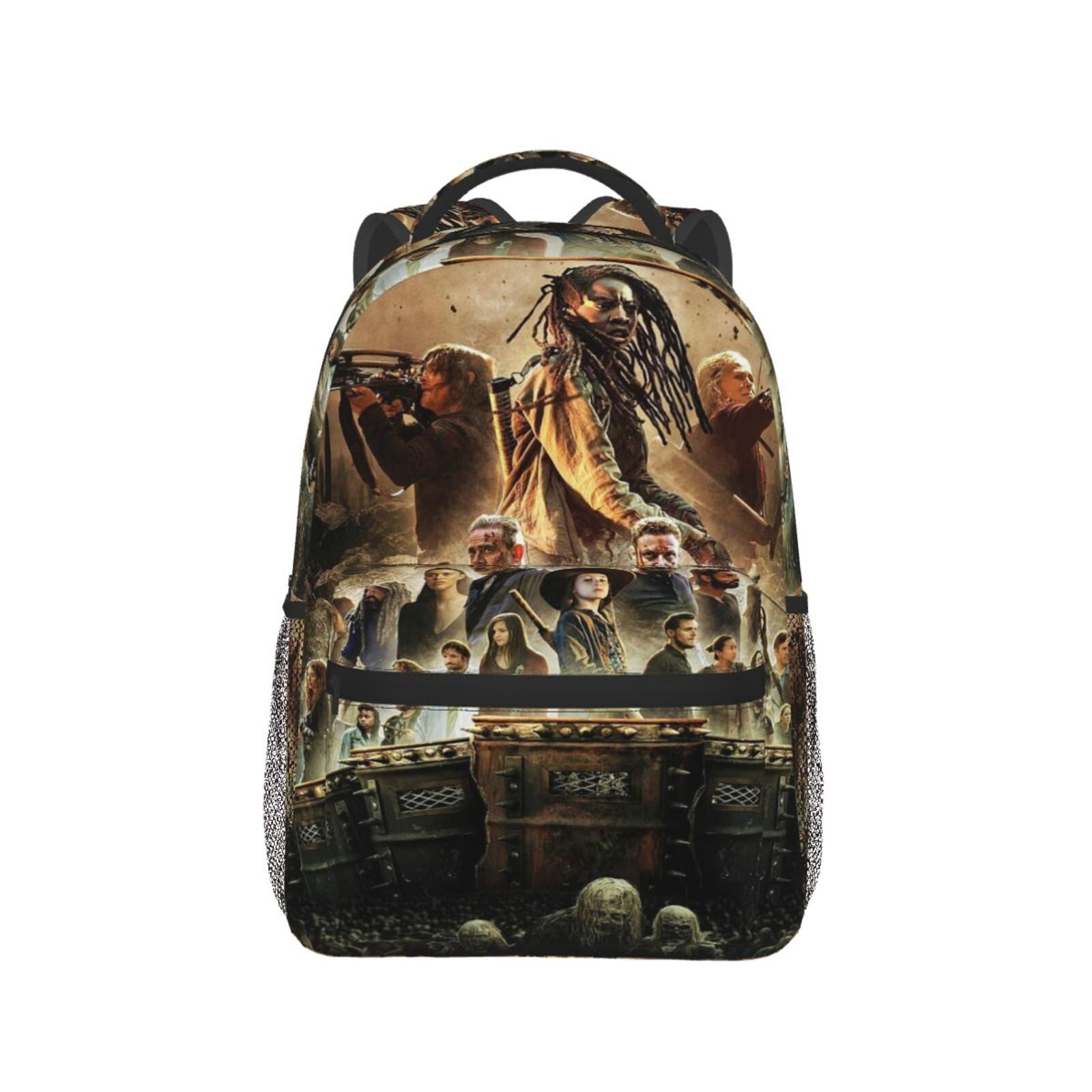 Walking Dead Backpack 15.7" Cute Travel Bag Funny Lightweight Backpack ...