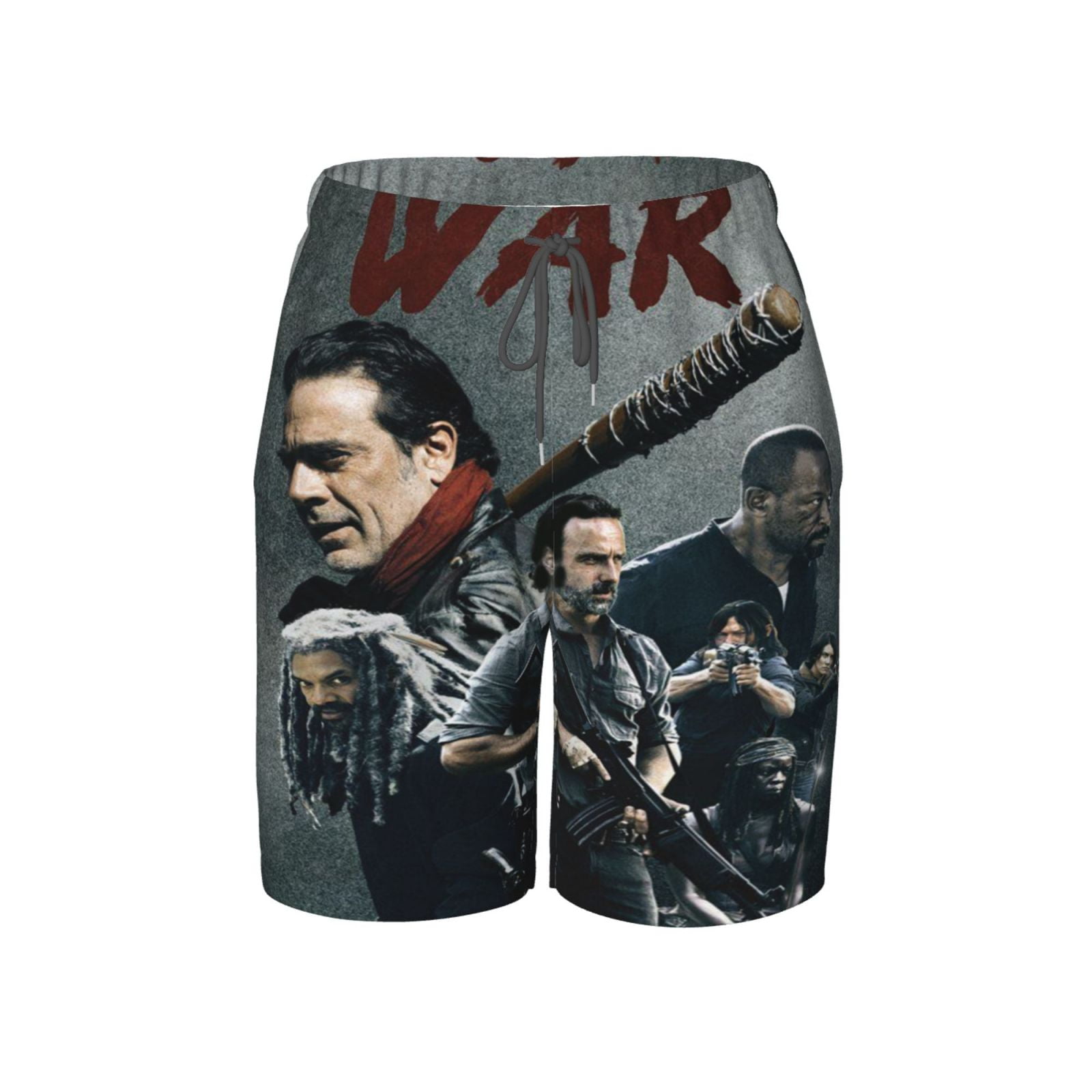 Walking Dead Boys Swim Trunks with Mesh Liner Bathing Suits Quick Dry ...
