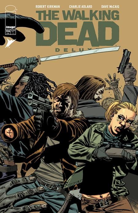 Walking Dead Deluxe #106 Cvr B Charlie Adlard & Dave Mccaig Var (Mr ...