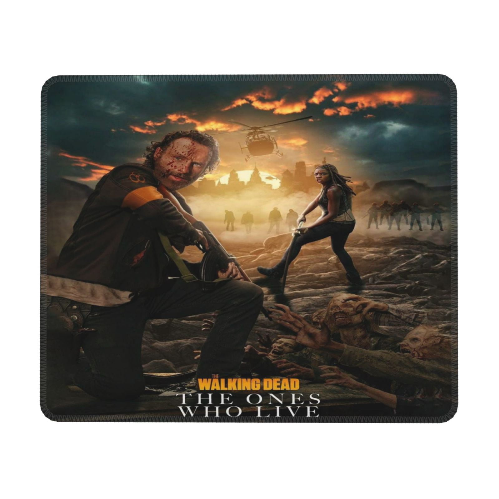 Walking Dead Mouse Pad Office Gaming Anime Cartoon Mousepad 10 x 12 ...