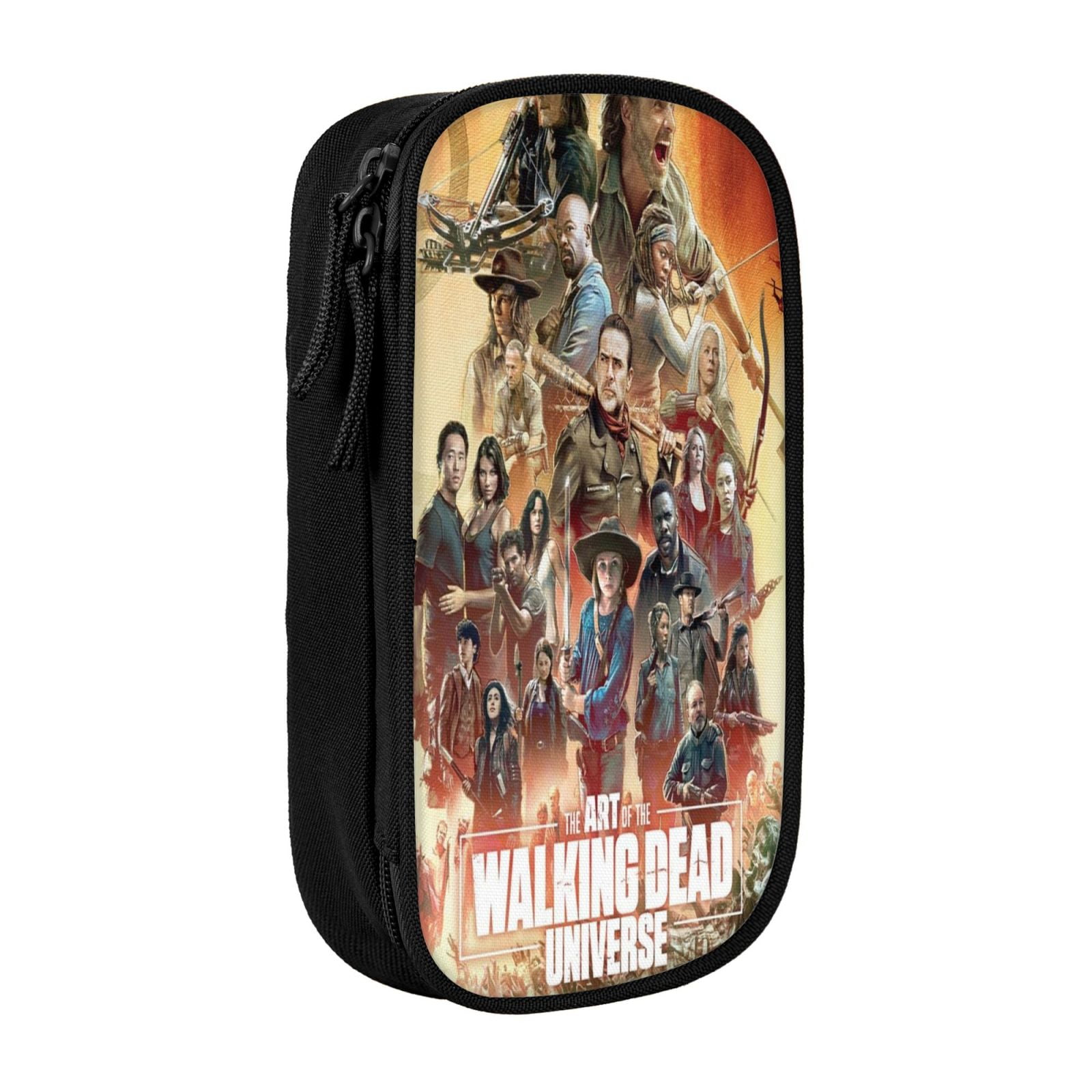 Walking Dead Pencil Pouch Case Makeup Bag Large Capacity Zipper ...