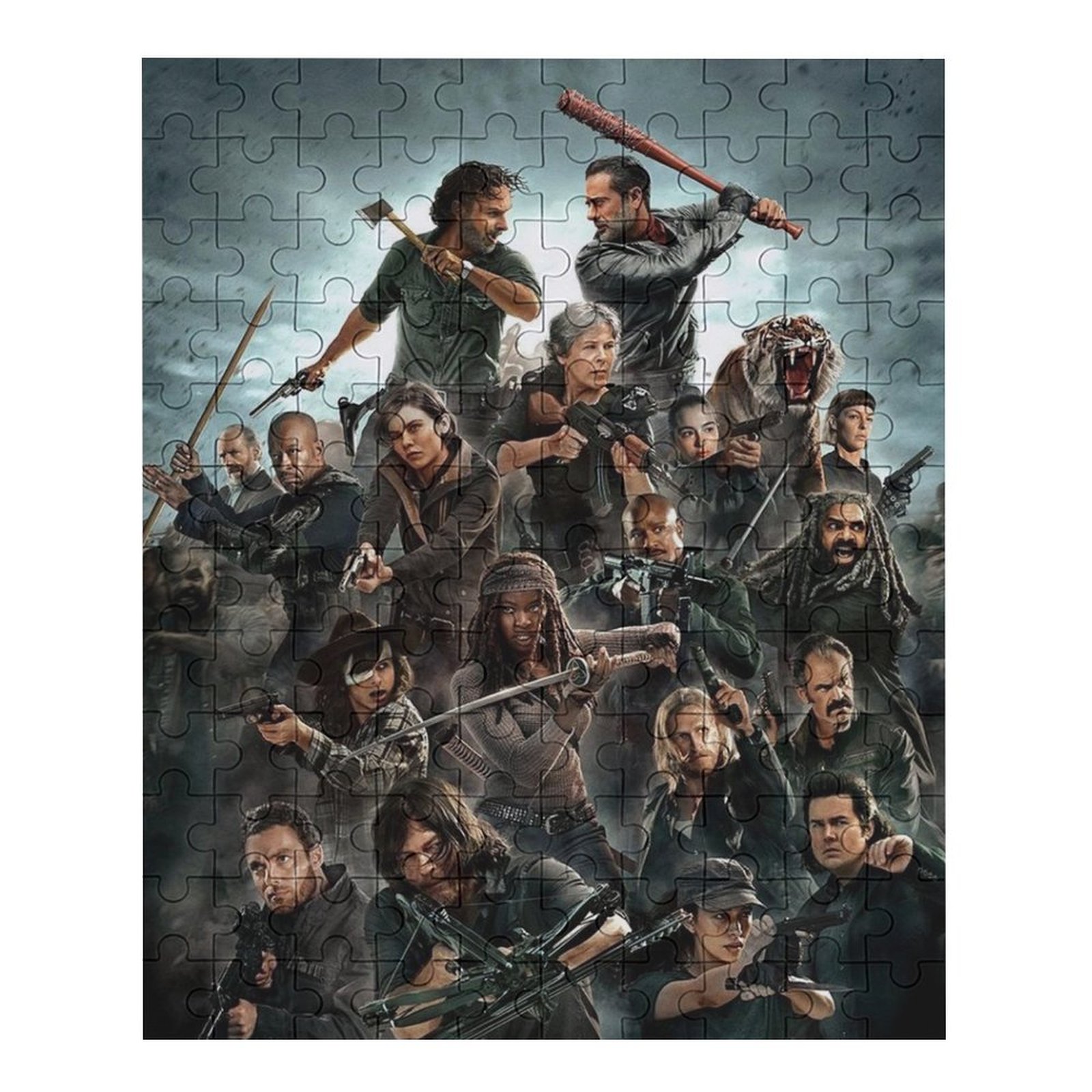 Walking Dead Picture Puzzle 120 PCS Wooden Puzzle Artwork Jigsaw ...