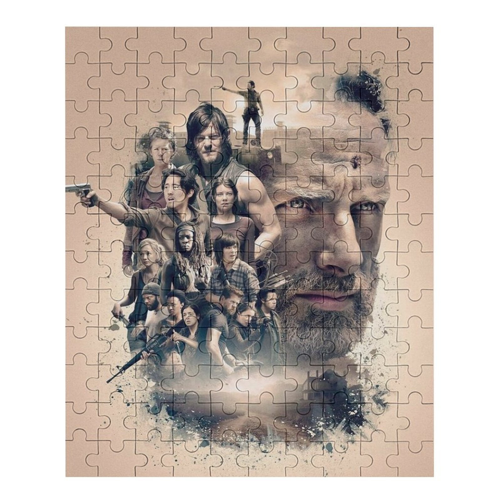 Walking Dead Picture Puzzle 120 PCS Wooden Puzzle Artwork Jigsaw ...