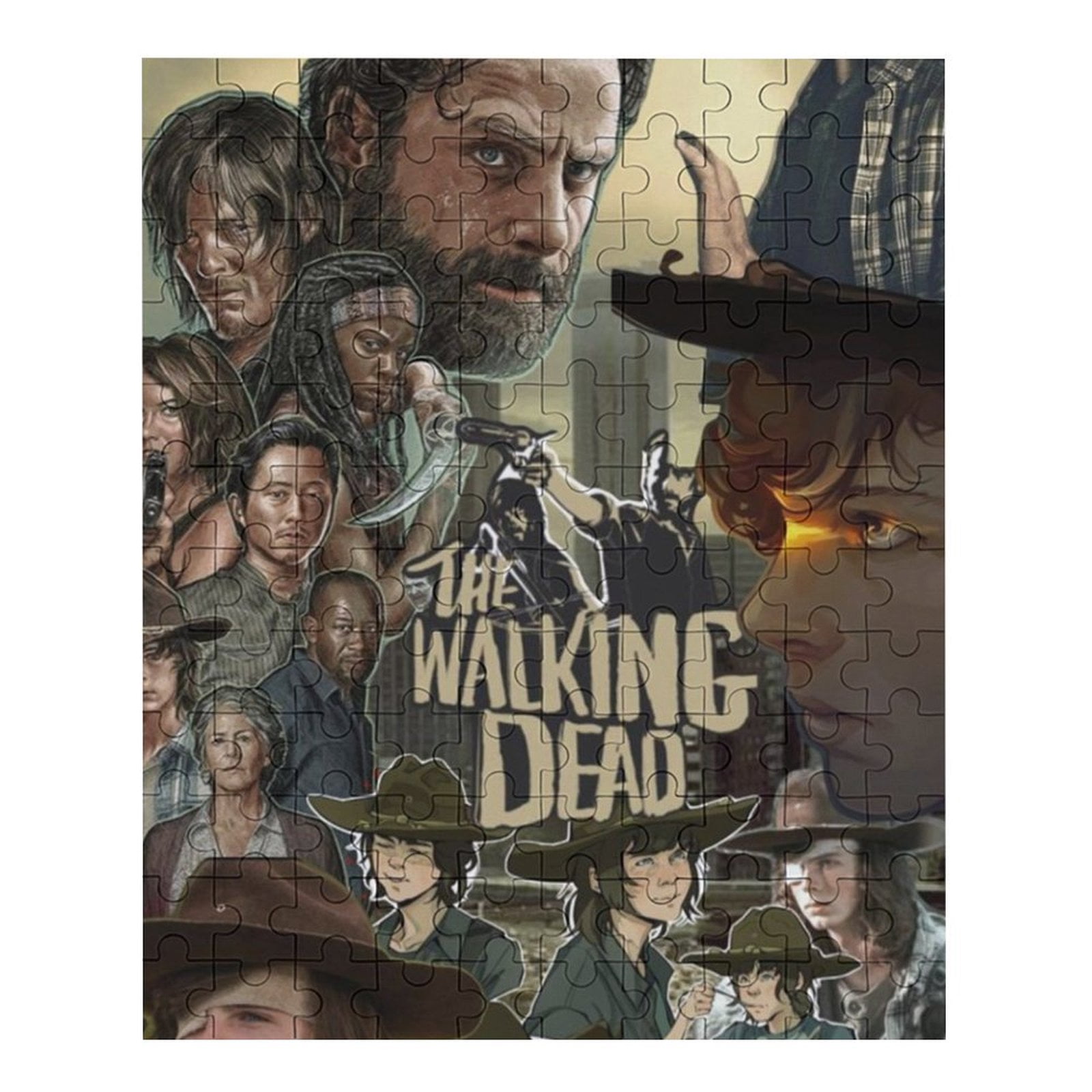 Walking Dead Picture Puzzle 120 PCS Wooden Puzzle Artwork Jigsaw ...