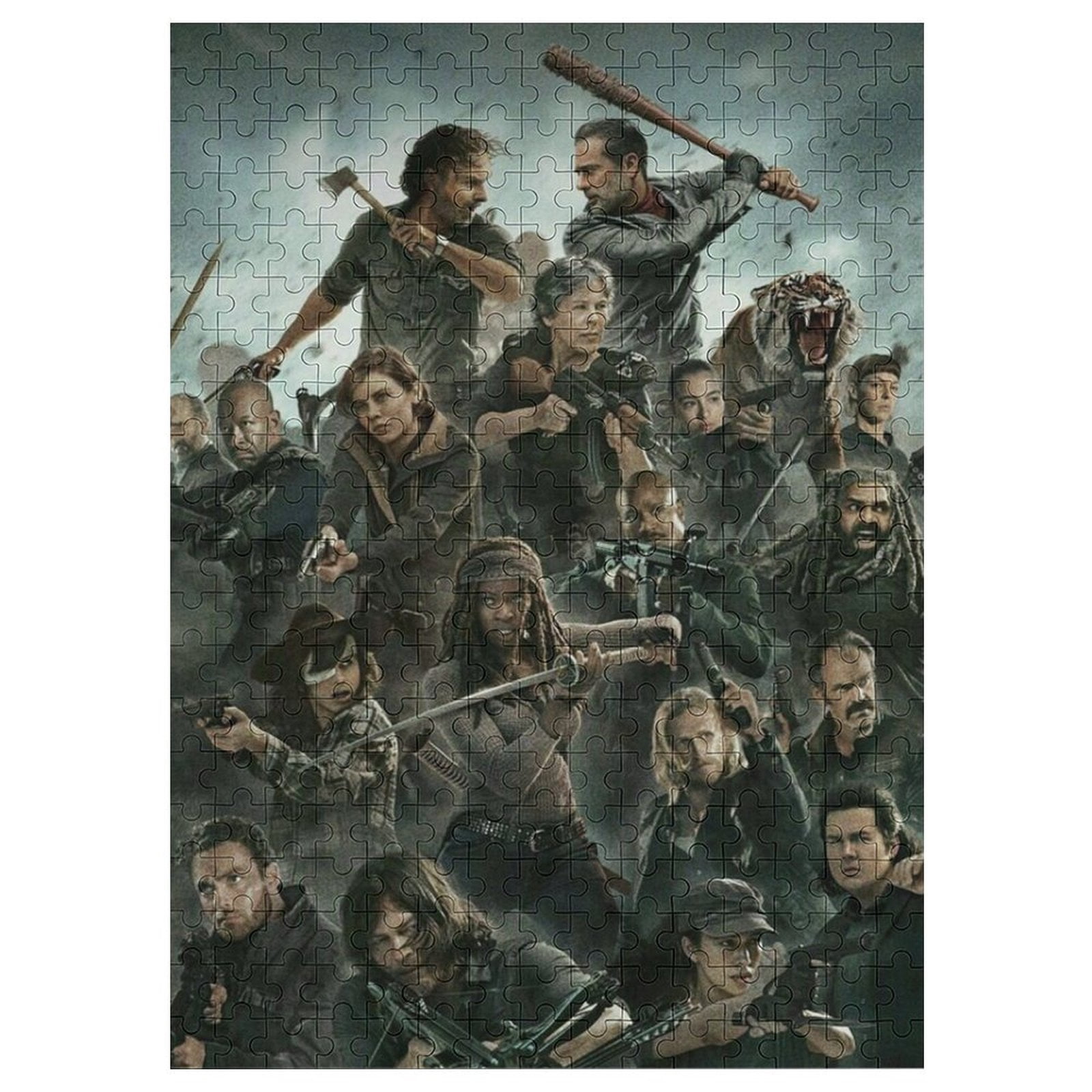 Walking Dead Picture Puzzle 300 PCS Wooden Puzzle Artwork Jigsaw ...