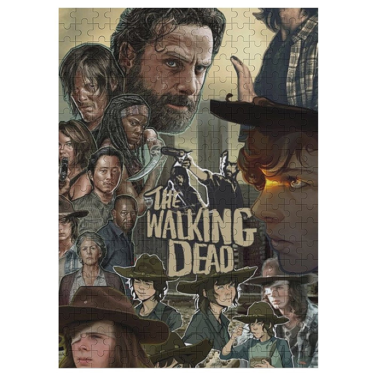 Walking Dead Picture Puzzle 300 PCS Wooden Puzzle Artwork Jigsaw ...