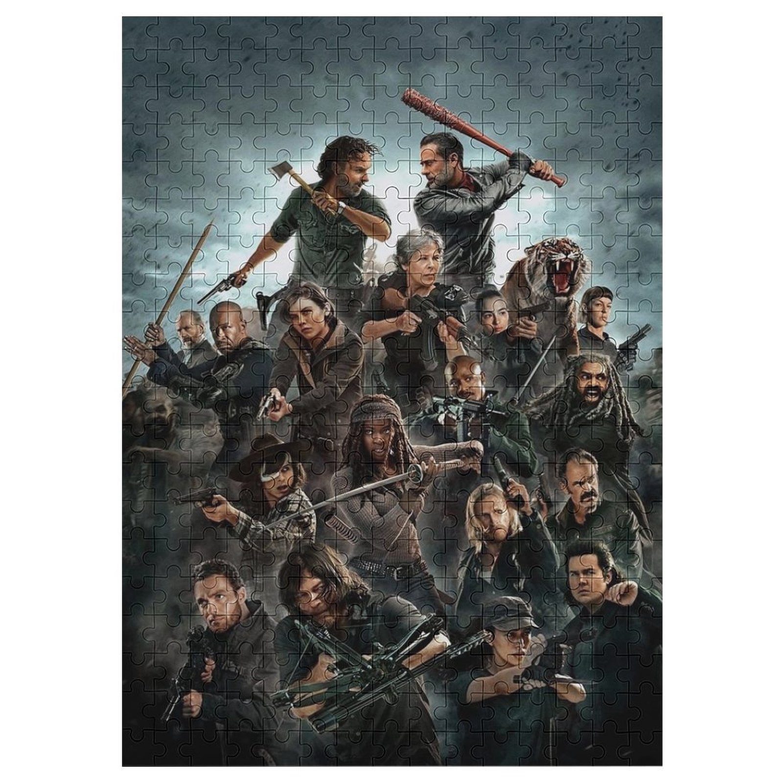 Walking Dead Picture Puzzle 300 PCS Wooden Puzzle Artwork Jigsaw ...